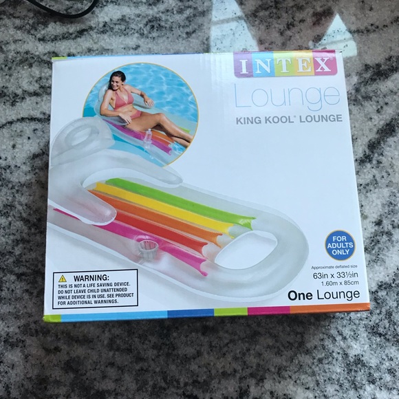 Intex | Games | Intex King Kool Lounge Swimming Pool Float New | Poshmark